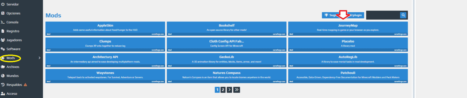 ⭐ Cómo poner mods en Aternos paso a paso